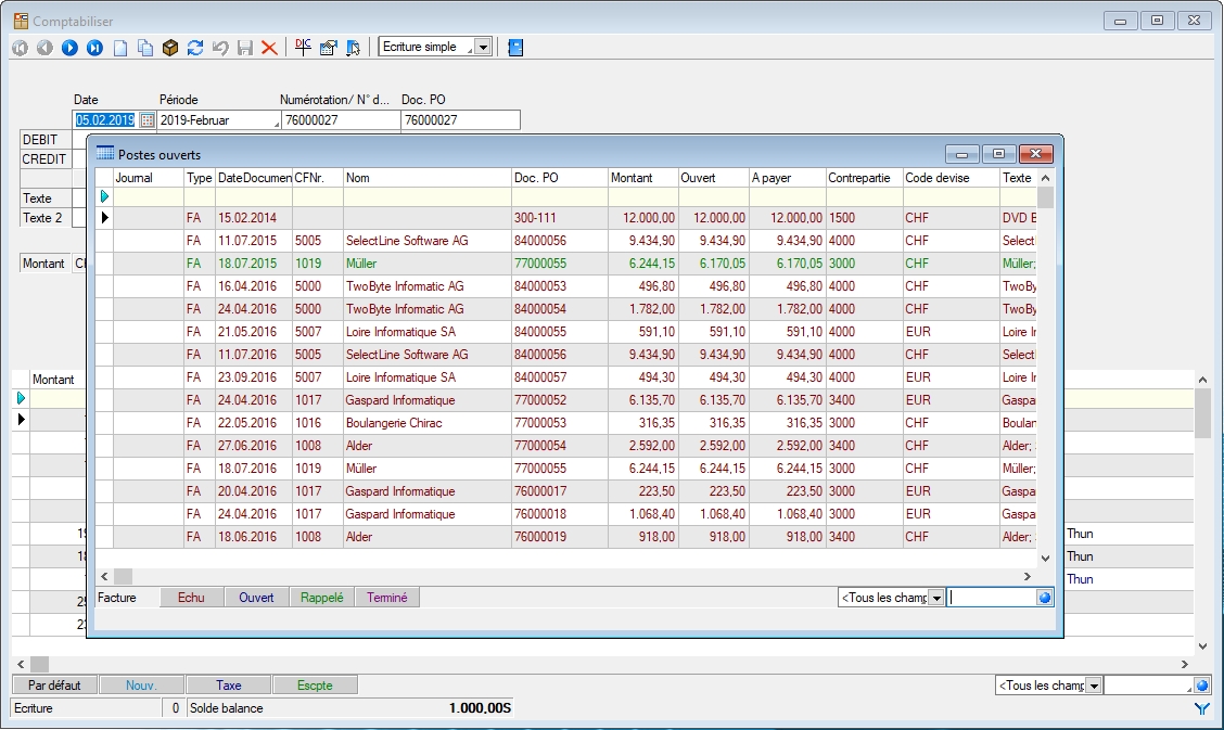 SelectLine OPOS - selectline.ch FR